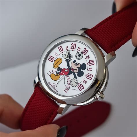 Hands On Gérald Genta Arena Mickey Mouse Playing Football