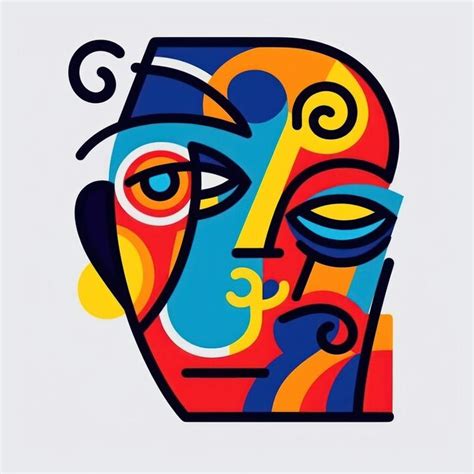Premium Ai Image A Colorful Piece Of Art With The Number 8 On It