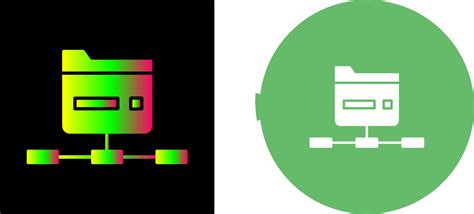 Network Folder Icon Design 44479440 Vector Art At Vecteezy