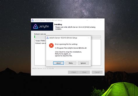 Issue Error While Reinstalling Stable Version Issue 88 Jellyfin Jellyfin Server Windows