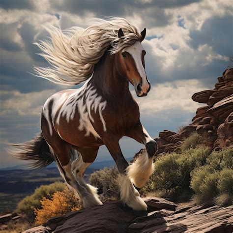 Premium Ai Image Windswept Wild