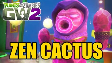 Plants Vs Zombies Garden Warfare 2 New Cactus Variant Zen Cactus