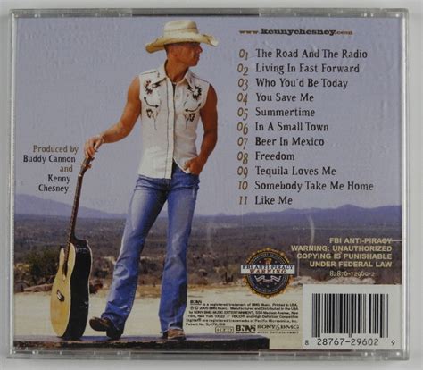 Kenny Chesney Jsa Signed Autograph Cd Booklet The Road And The Radio