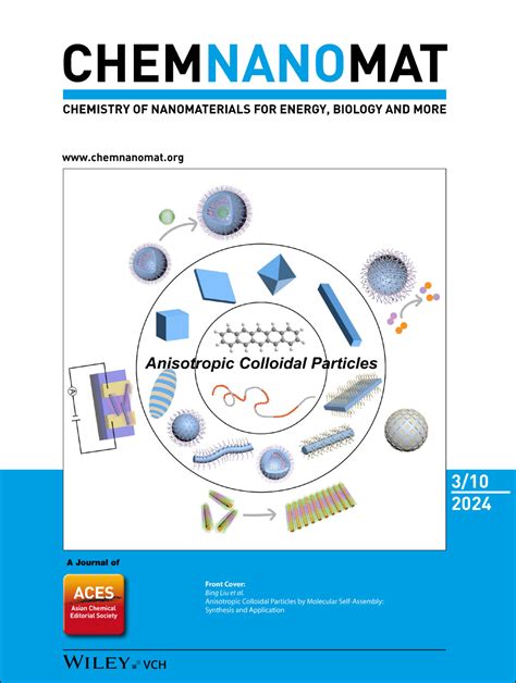 Front Cover Anisotropic Colloidal Particles By Molecular Self‐assembly