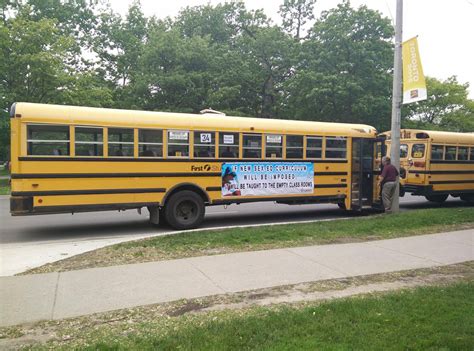 Sex Ed Curriculum Protest With School Buses At Queens Park Rtoronto