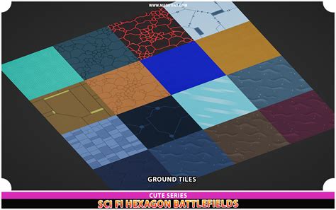 Sci Fi Hexagon Battlefields Cute Series