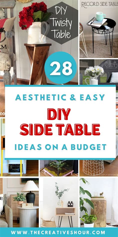 28 Diy Side Table Ideas And Plans For Every Room Diy Side Table Side