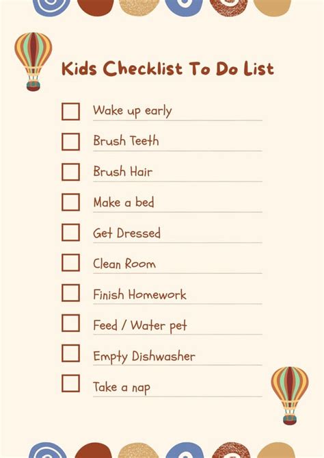 Free Printable Editable Daily Checklist Templates Canva