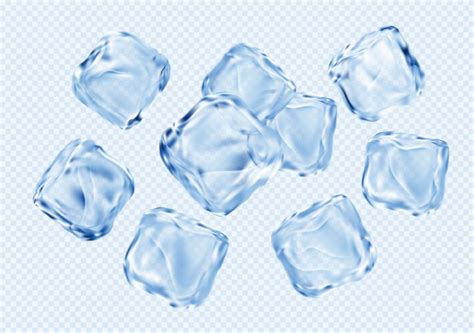 Ice Cubes Royalty Free Vector Image VectorStock