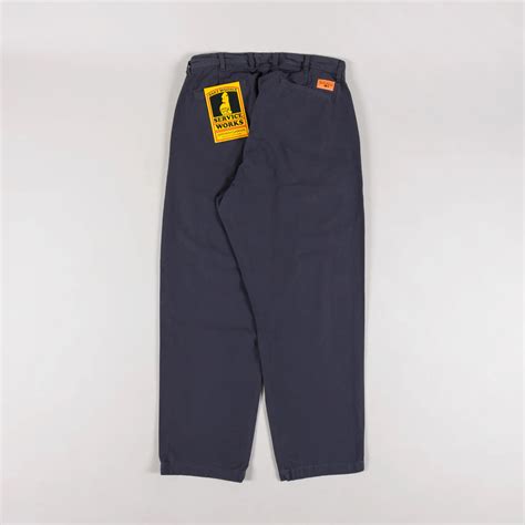 Service Works Mens Cotton Canvas Part Timer Pants Trousers Grey