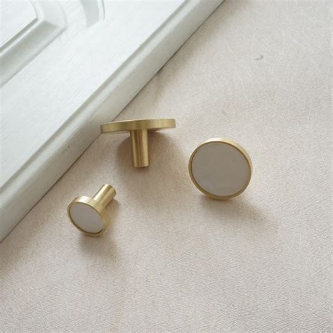 Brass Shell Handmade Drawer Knobs Pulls Handlesdresser Knobs Etsy