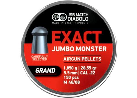 Airgun Pellets Jsb Jumbo Exact Monster Grand 552 Mm 2855 Grain