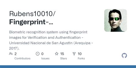 Github Rubens10010fingerprint Classification System Biometric