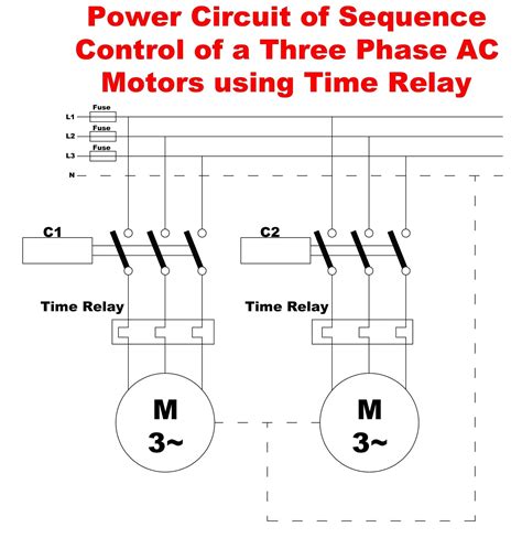 FREELY ELECTRONS: Sequence Control of a Three Phase AC Motors using Time Relay
