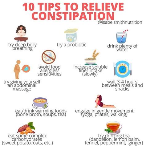 Isabel Smith Ms Rd Cdn On Instagram ⭐10 Tips To Relieve Constipation ⭐ Constipation Is Not