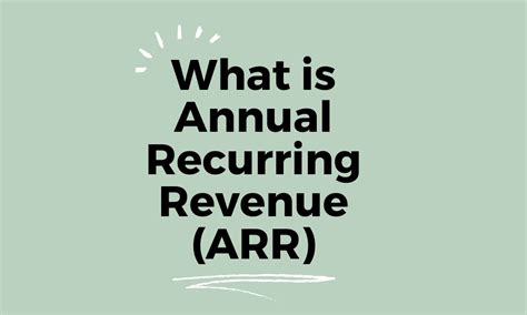 What Is Annual Recurring Revenue ARR And How To Calculate It Upskill