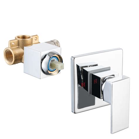 Buy Chrome Shower Valve Single Function Tub Shower Valve Wall Brass