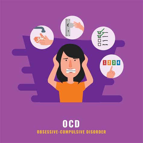 Obsessive Compulsive Disorder 14744812 Vector Art At Vecteezy