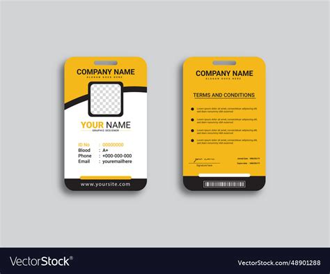 Employee Id Card Template Microsoft Excel At Kelly Mcneill Blog