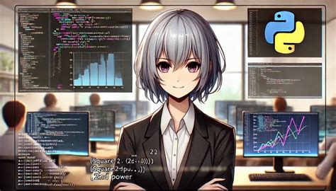 Pythonで2乗計算を効率化｜べき乗演算子、pow関数、numpy活用ガイド Pythonプログラミングの世界