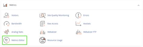 understanding cpanel metrics editor smarthost knowledgebase