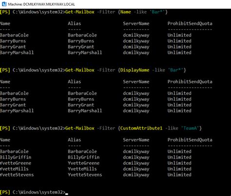 Use Get Mailbox Cmdlet To Export Mailbox List In Exchange