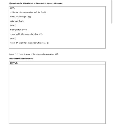 Solved A Design A Recursive Java Method Arraysum Which
