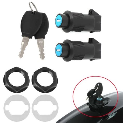 For Honda Yamaha Universal Hard Saddlebags Replacement Rs Lock With 2