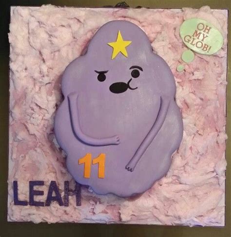 Lumpy Space Princess Cake Bubblegum Purple Velvet Cake Amazing
