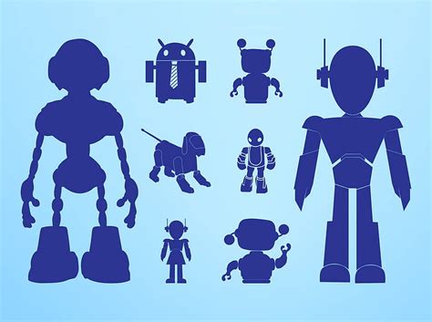 Robots Graphics Ai Vector Uidownload