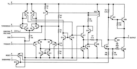 Tis Lm555 Timer Circuit Datasheet And Applications Free Online Pcb