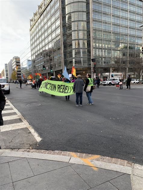 Street Closures For Climate Protest March Around Town This Morning
