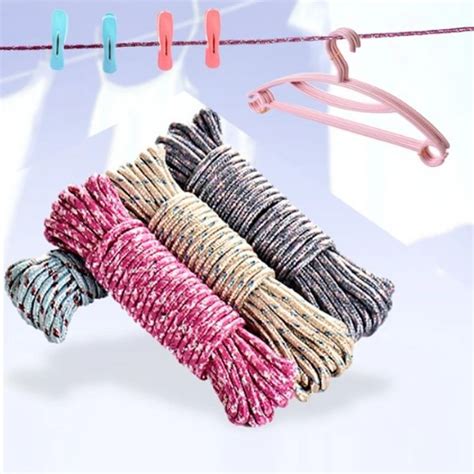 10meters Nylon Clothesline Multifunctional Rope Luggage Rope Hanging