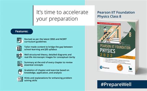 Buy Pearson Iit Foundation Physics Class 8 Tenth Edition For Jee Ntse Olympiad Revised