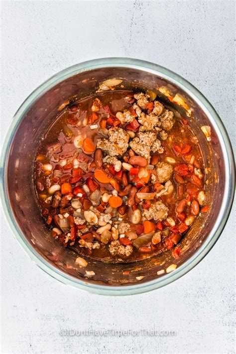 Instant Pot Turkey Chili I Dont Have Time For That