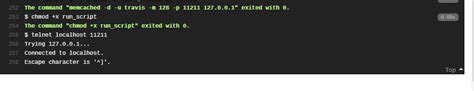 Github How Do I Execute Commands After Connecting To Telnet In Travis