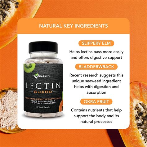 Karamd Lectin Guard Gut Health Supplement With Slippery Elm