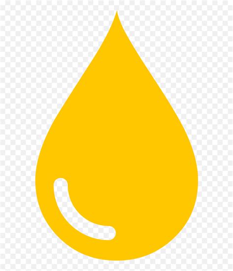 Water Drop Png Yellow Vertical Emojiwater Drop Emoji Free