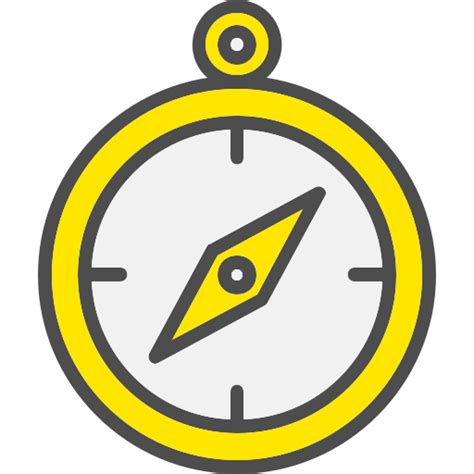 Compass Generic Outline Color Icon
