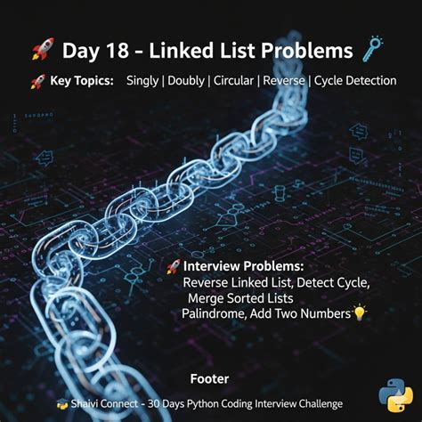 Learn Linked Lists For Coding Interviews With Python Shaivi Connect