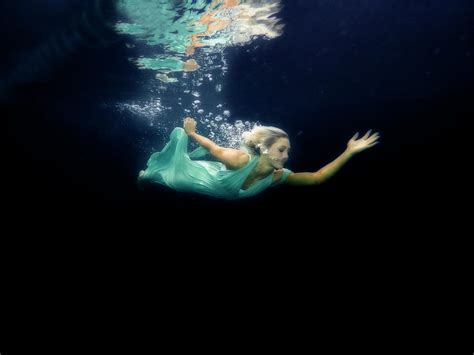 Lexia Smith Underwater And Under Water Fall In Pool 1 Photograph By Dan Friend Fine Art America