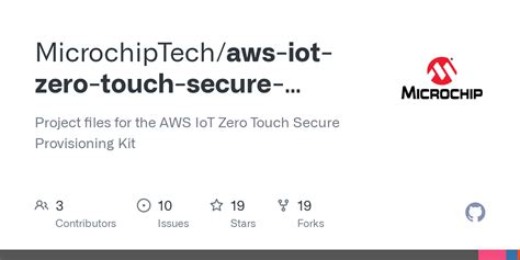 github microchiptech aws iot zero touch secure provisioning kit