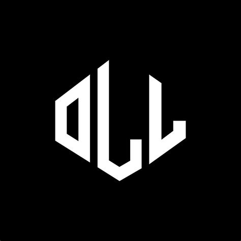 Oll Letter Logo Design With Polygon Shape Oll Polygon And Cube Shape