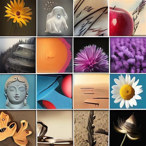 Cuadrados Que Hacen Un Collage De Arte Colage De Obra De Arte Foto