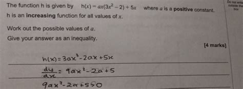 Increasing Function Raskmath