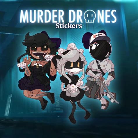 Murder Drone Stickers Etsy