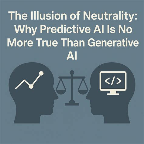 The Illusion Of Neutrality Why Predictive Ai Is No More True Than Generative Ai By Nelson