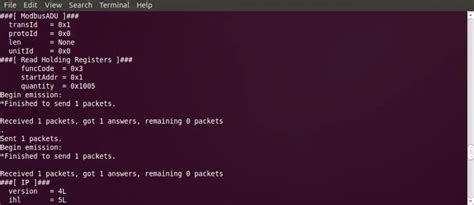 Modbus Traffic Generator