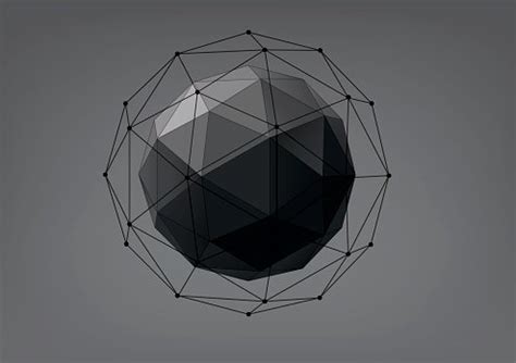 Abstract Geometric Shape From Triangular Faces Stock Clipart Royalty Free FreeImages