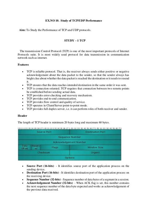 ex10 tcp udp performance pdf